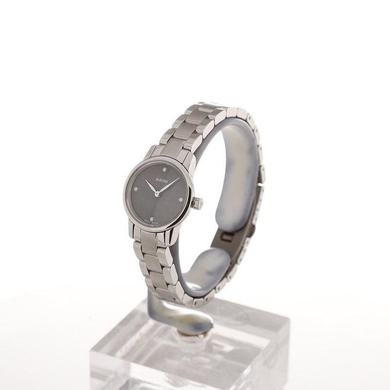 R22890963 שעון ראדו לאישה משובץ 4 יהלומים מסדרת קופל | לוח מיוחד שחור ...