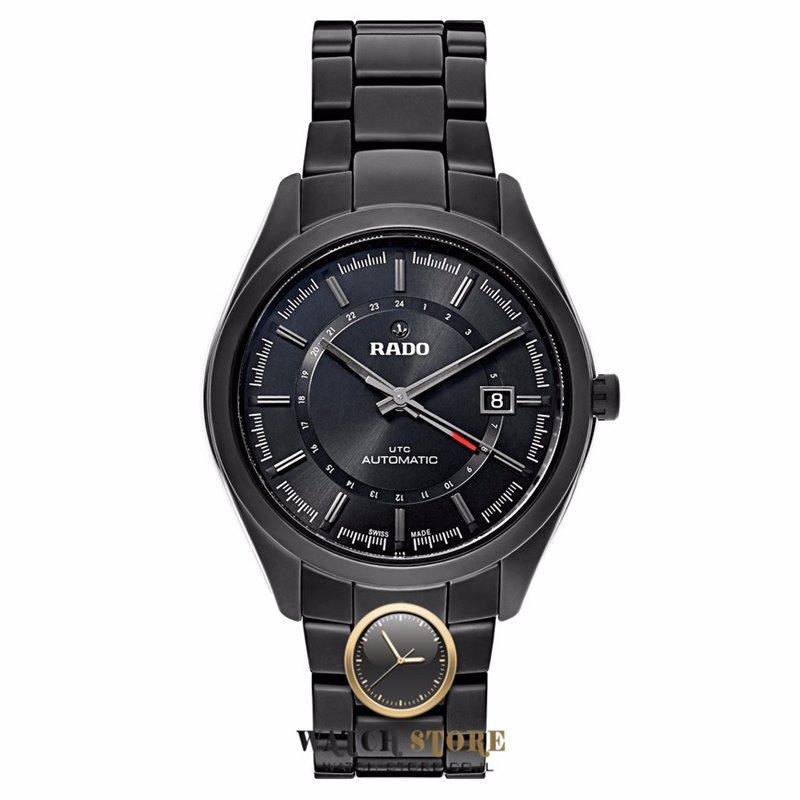 ראדו הייפרכרום דגם חדש ומיוחד GMT ושעון זמן שני | שעון קרמיקה | Rado ...