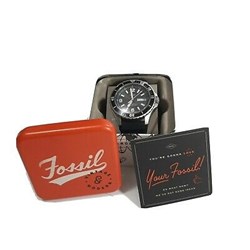 FS5687 שעון פוסיל לגברים | דגם גדול 48 מ''מ כולל תאריכון ימים | רצועת ...